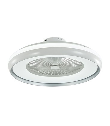 45W vifte med taklys RF-kontroll CCT: 3 i 1 - AC-motor, grå ring
